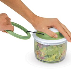 Chef'n VeggiChop Hand-Powered Food Chopper (Arugula), 5.5" x 5.5" x 5"