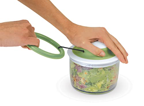 Chef'n VeggiChop Hand-Powered Food Chopper (Arugula), 5.5" x 5.5" x 5"