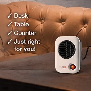 Lasko MyHeat Personal Mini Space Heater for Home with Single Speed, 6 Inches, White, 200W, 101