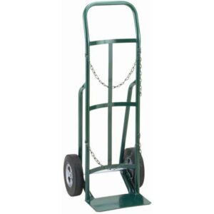 little giant tw-40-10p single cylinder cart truck with continuous handle, 10" pneumatic wheel, 800 lbs capacity, 47" height