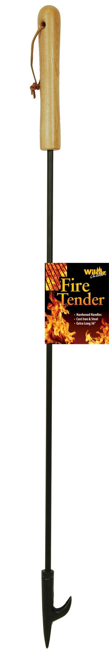 Campfire Fire Place Tender Poker, Extra Long 36-inch