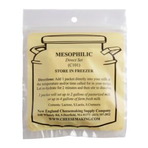 mesophilic direct set cheese culture, 5-pack