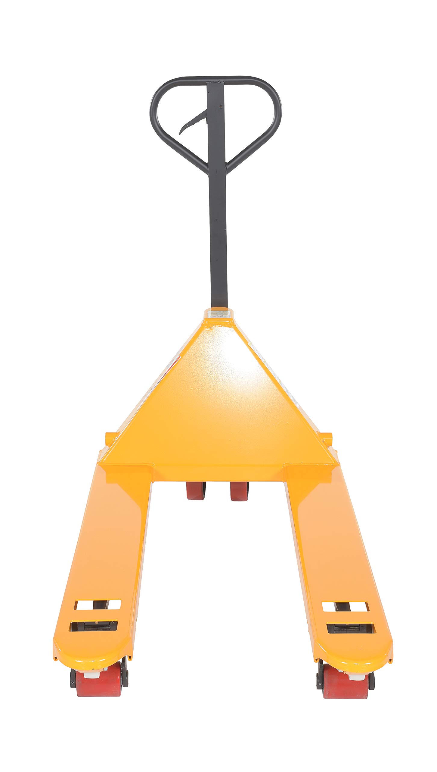 Vestil PM5-2748-Y Yellow Standard Pallet Truck, 5500 lbs Capacity, 48" Length x 27" Width Fork