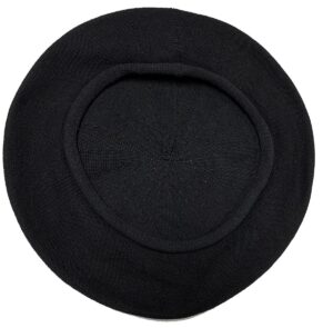 parkhurst 11 1/2 inch cotton beret black