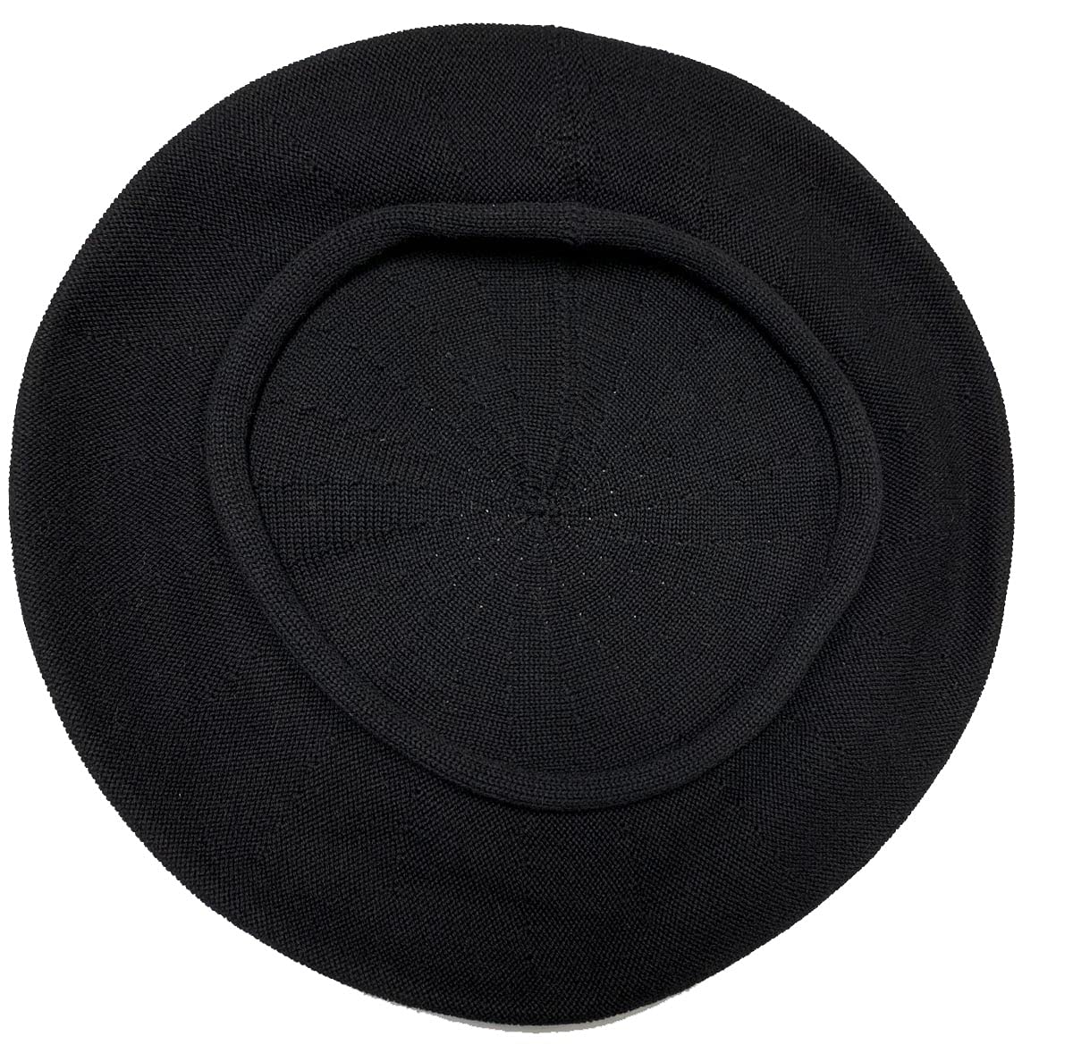 Parkhurst 11 1/2 Inch Cotton Beret Black