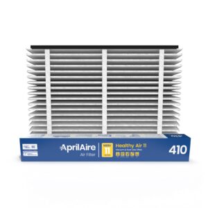 aprilaire 410 replacement filter for aprilaire whole house air purifiers - merv 11, clean air & dust, 16x25x4 air filter (pack of 1)