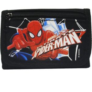 spider sense black spiderman wallet - black spiderman wallet