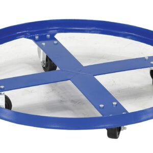 Vestil DRUM-SP-32-9-H Steel Overpack Drum Dolly, 900 lbs Capacity, 31-5/8" ID x 32" OD