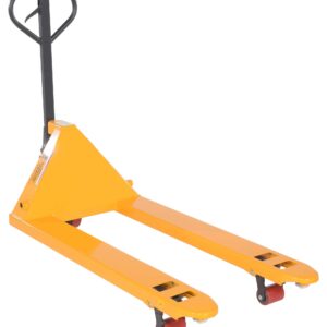 Vestil PM5-2748-Y Yellow Standard Pallet Truck, 5500 lbs Capacity, 48" Length x 27" Width Fork