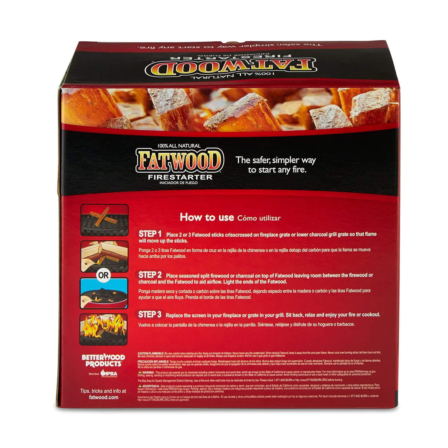 Fatwood Firestarter Box, 5-Pounds