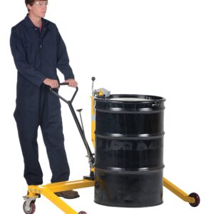 Vestil PSDT Pallet Straddling Drum Truck, 550 lbs Capacity, 41-5/16" Width, 47" Height, 32" Depth