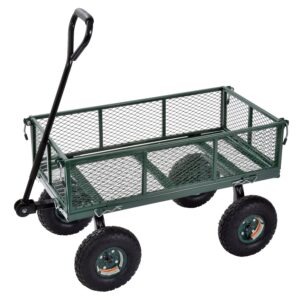 sandusky lee cw3418 muscle carts steel utility garden wagon, 400 lb. load capacity, 21-3/4" height x 34" length x 18" width