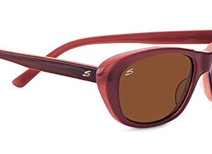 Serengeti Cosmopolitan Bagheria Sunglasses, Polarized Drivers, Wine