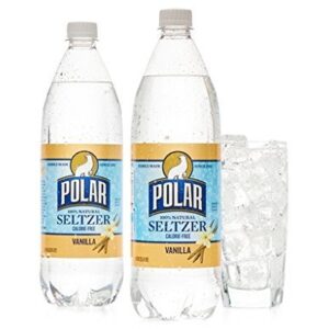 Polar Seltzer Water Bottles No Sodium and No Calories 33.8 Fl. Oz, (Pack of 12) (Vanilla)11