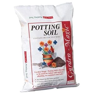 michigan peat 20 pound bag of garden magic general purpose moisture retaining potting soil mix for indoor and outdoor planting