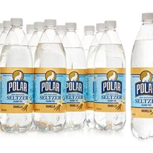 Polar Seltzer Water Bottles No Sodium and No Calories 33.8 Fl. Oz, (Pack of 12) (Vanilla)11