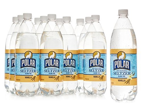 Polar Seltzer Water Bottles No Sodium and No Calories 33.8 Fl. Oz, (Pack of 12) (Vanilla)11