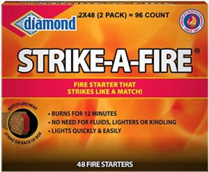 diamond strike-a-fire starters, by pine mountain, 96 count