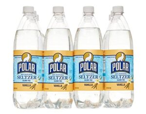 polar seltzer water bottles no sodium and no calories 33.8 fl. oz, (pack of 12) (vanilla)11