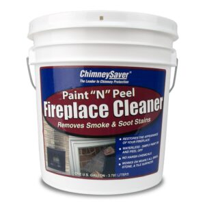 chimneysaver paint n peel fireplace cleaner, 1 gallon