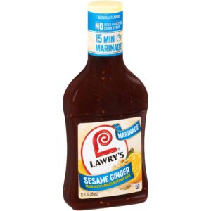 lawry's sesame ginger with mandarin orange juice marinade, 12 fl oz