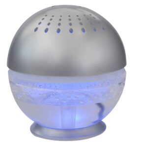 ecogecko little squirt essential oil diffuser, silver