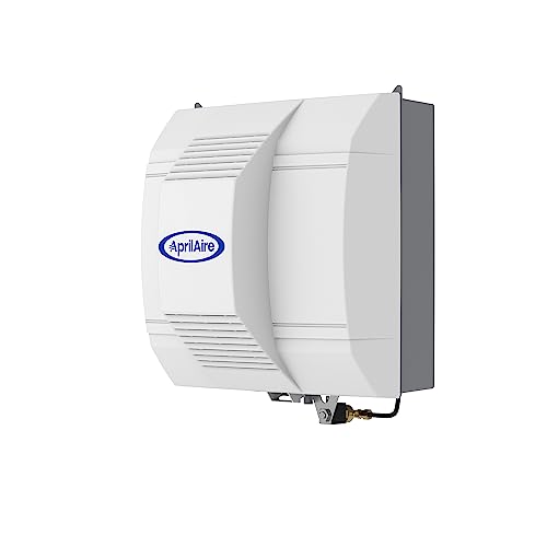 AprilAire 700M Whole-House Humidifier, Manual Fan Powered Furnace Humidifier, Large Capacity Whole-House Humidifier for Homes up to 5,300 Sq. Ft., White