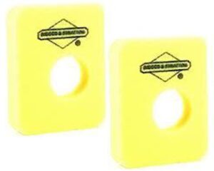 briggs & stratton 2 pack 799579 air cleaner foam filter