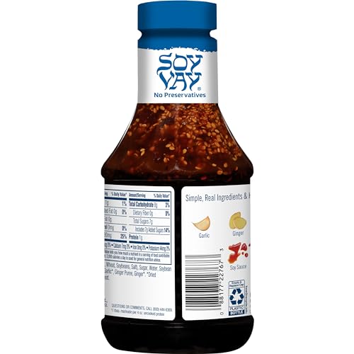 Soy Vay Veri Veri Teriyaki Marinade and Sauce, 21 Ounce Bottle (Package May Vary)