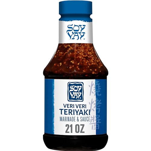 Soy Vay Veri Veri Teriyaki Marinade and Sauce, 21 Ounce Bottle (Package May Vary)