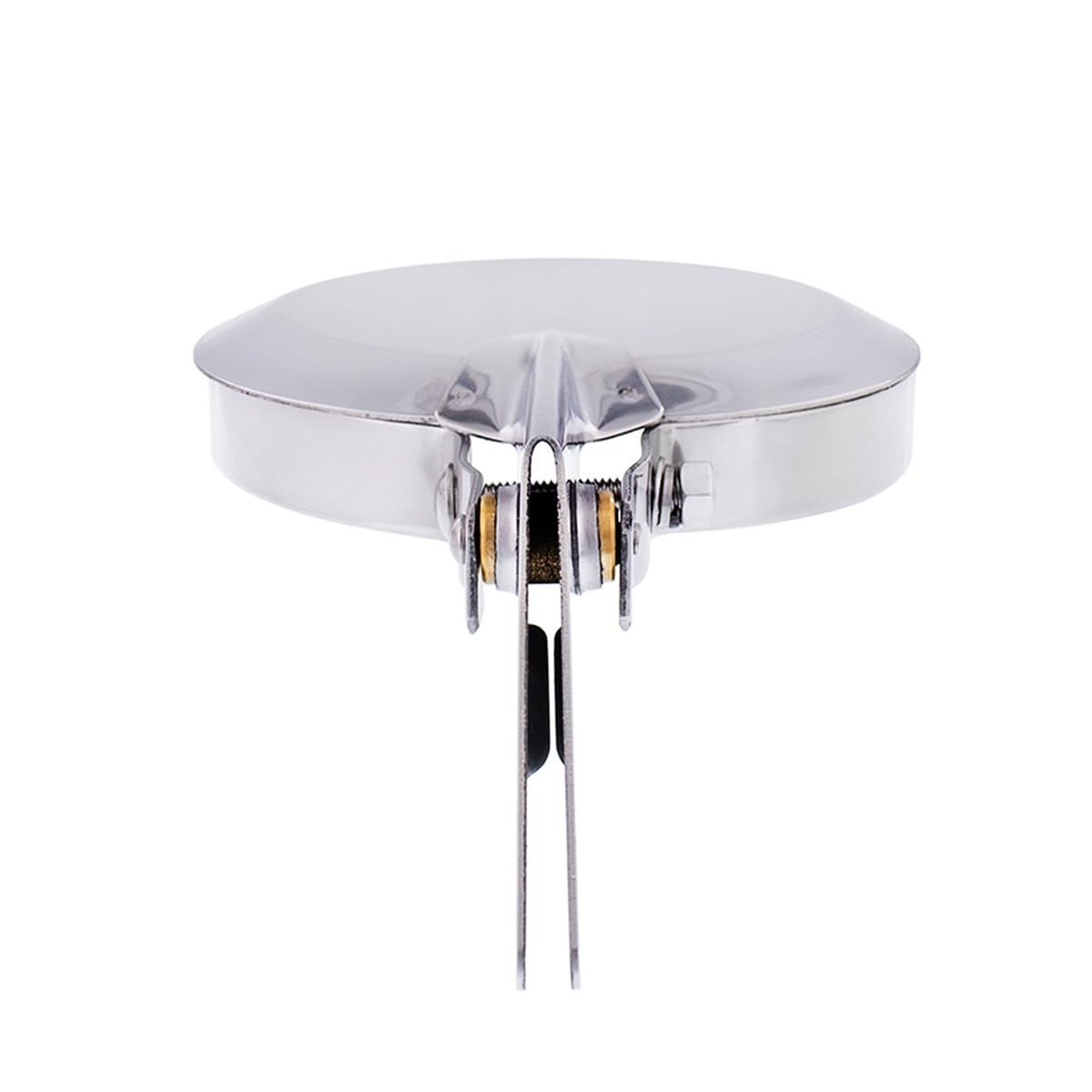 United Pacific 21329 Stainless Steel Rain Cap for 8” Diameter Straight Stack, 430 Stainless Steel Construction, Counter-Balance Design – 8” – ONE Unit