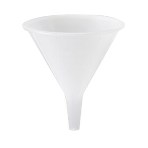 hutzler 8-ounce plastic funnel, natural