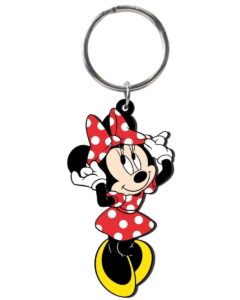 disney minnie soft touch pvc key ring