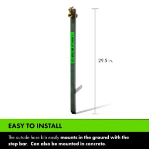 Yard Butler Hose Bib Extender - Easy to Use & Install Garden Watering Tool - Faucet Extender for Easy Lawn Care - Essential Gardening Supplies for Watering