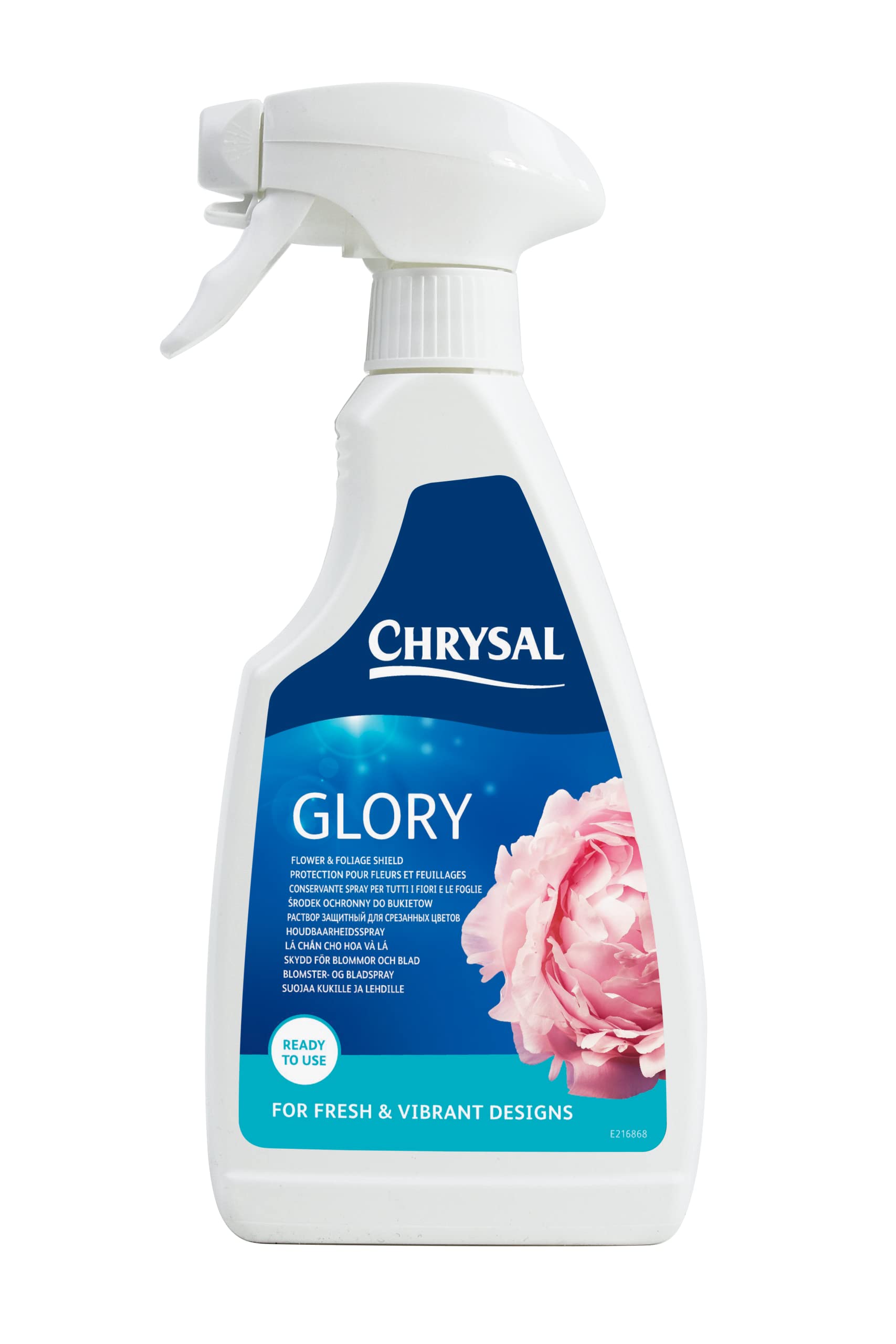 Chrysal Professional Glory Flower and Foliage Finish — Floral Supplies for Fresh Flowers — Spray for Fresh Cut Flower Arrangements — Cut Flower Preservative Spray — Ideal Florist Supplies