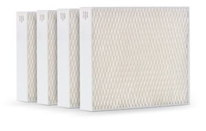 stadler form o-031 oskar evaporative humidifier replacement wicks/filters 4-pack, white (o-050)