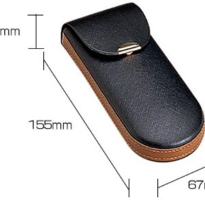 M-world Slim, Light, semi- Hard, Eye Glasses Case (Black)