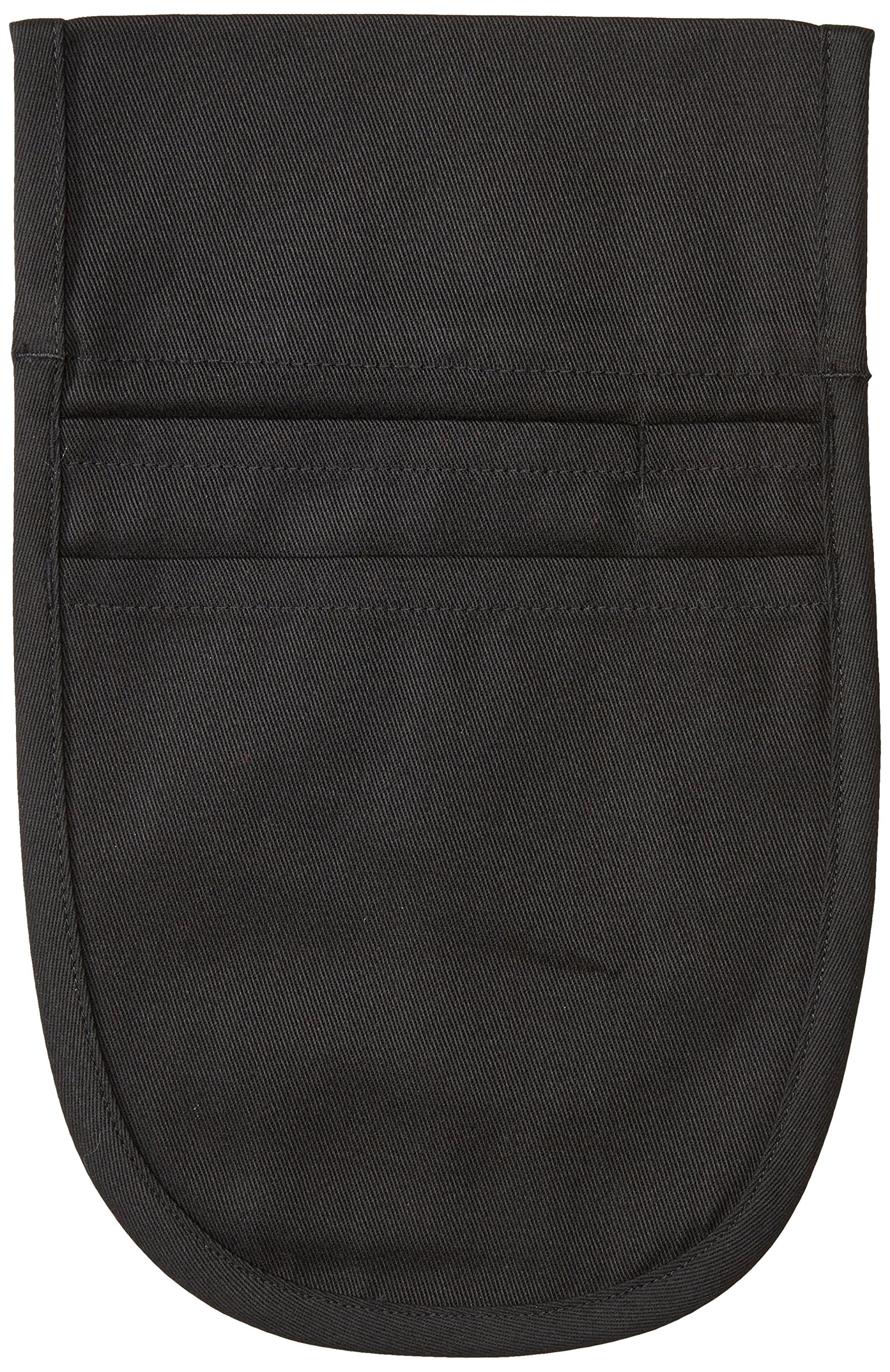 Uncommon Threads Unisex Pouch Apron for Restaurant and Work Uniform, Black