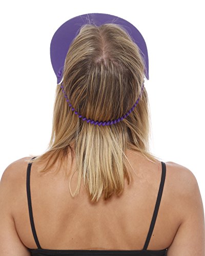 The Incredible Sunvisor - Available in Beautiful Solid Colors, Perfect for The Summer! (Black)