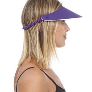 The Incredible Sunvisor - Available in Beautiful Solid Colors, Perfect for The Summer! (Black)