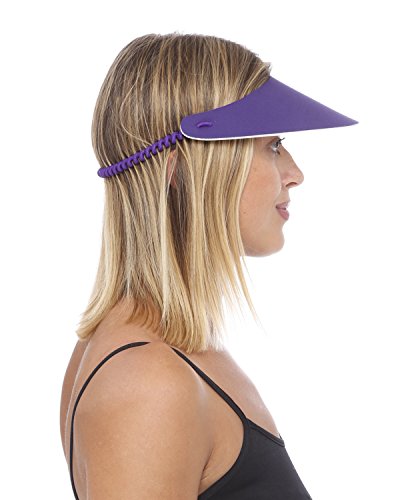 The Incredible Sunvisor - Available in Beautiful Solid Colors, Perfect for The Summer! (Black)