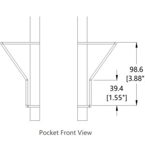 FixtureDisplays® DVD, CD, BlueRay, Literature,Greeting Card Postcard Rack Display High Capacity 64 Adjustable Pockets 5.1" to 10.6" Wide, up to 8" Tall Cards 11875