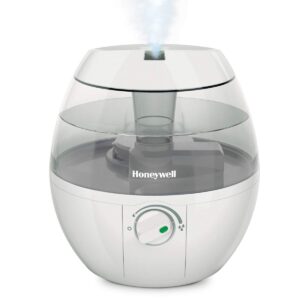 honeywell hul520w mistmate ultrasonic cool mist humidifier, white – cool mist humidifier for bedroom, home or office