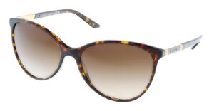 versace ve 4260 108/13 havana plastic cat eye sunglasses brown gradient lens