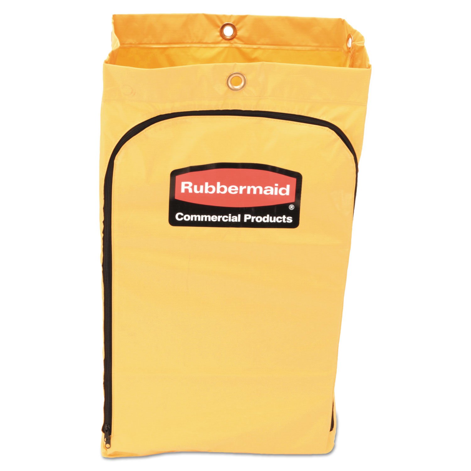 Rubbermaid Commercial 24-Gal Janitorial Cleaning Cart Vinyl Bag, Yellow (1966719)