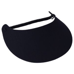 the incredible sunvisor - available in beautiful solid colors, perfect for the summer! (black)