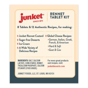 Junket Rennet Tablets, 0.23 Ounce (Pack of 6)