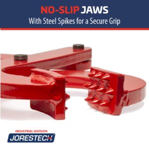 JORESTECH Pallet Puller Clamp Pallet Grabber Hook for Forklift Chain (E-Pallet-Puller, 4400 Lbs)