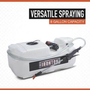 Ironton ATV Spot Sprayer - 8-Gallon Capacity, 1 GPM, 12 Volt