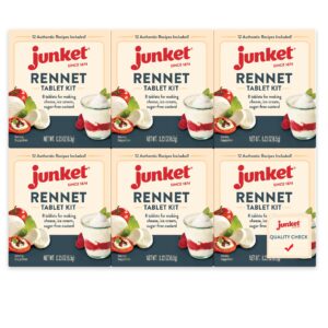 junket rennet tablets, 0.23 ounce (pack of 6)